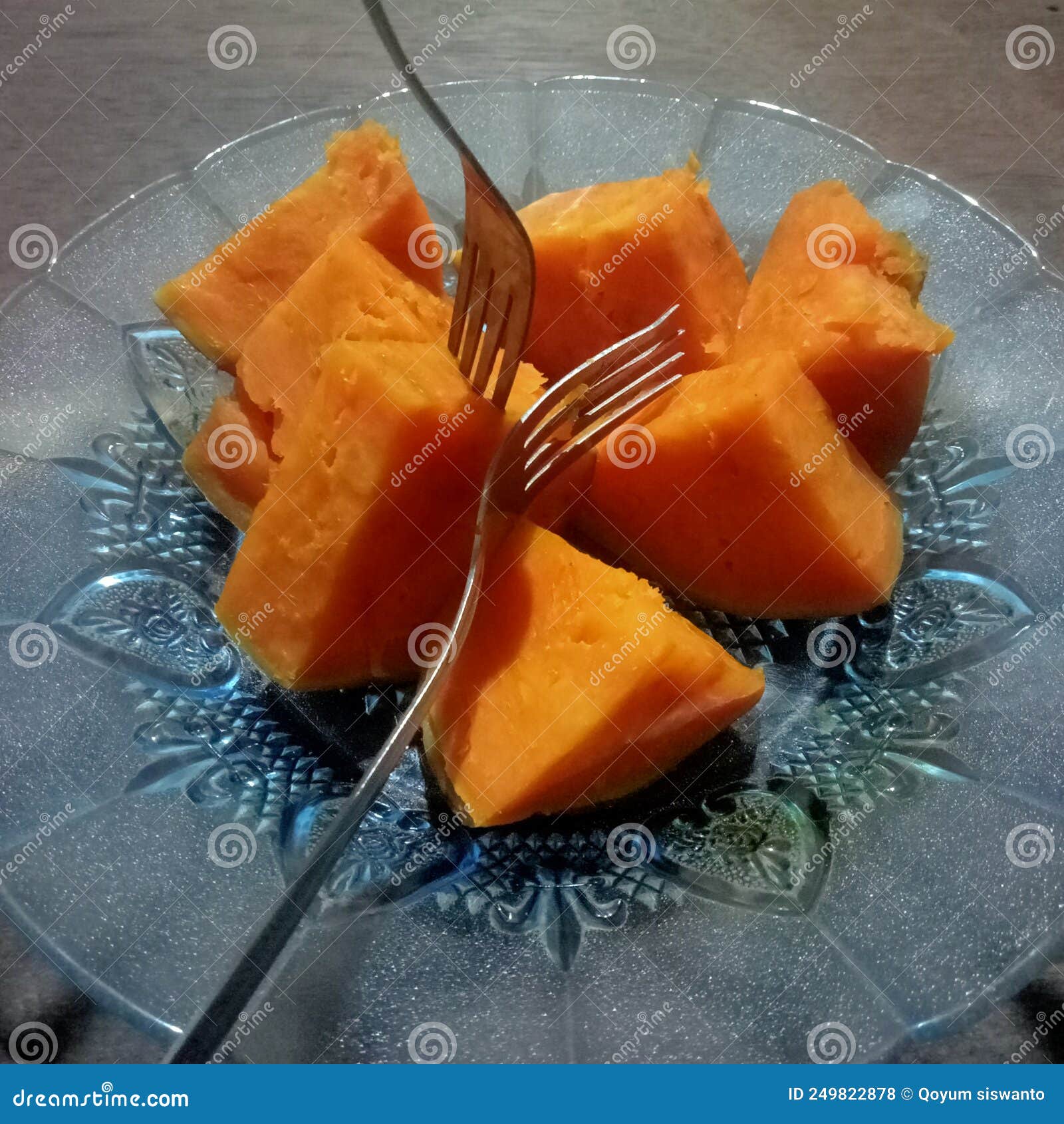 The cassava on a plate stock photo. Image of drink, plant - 249822878