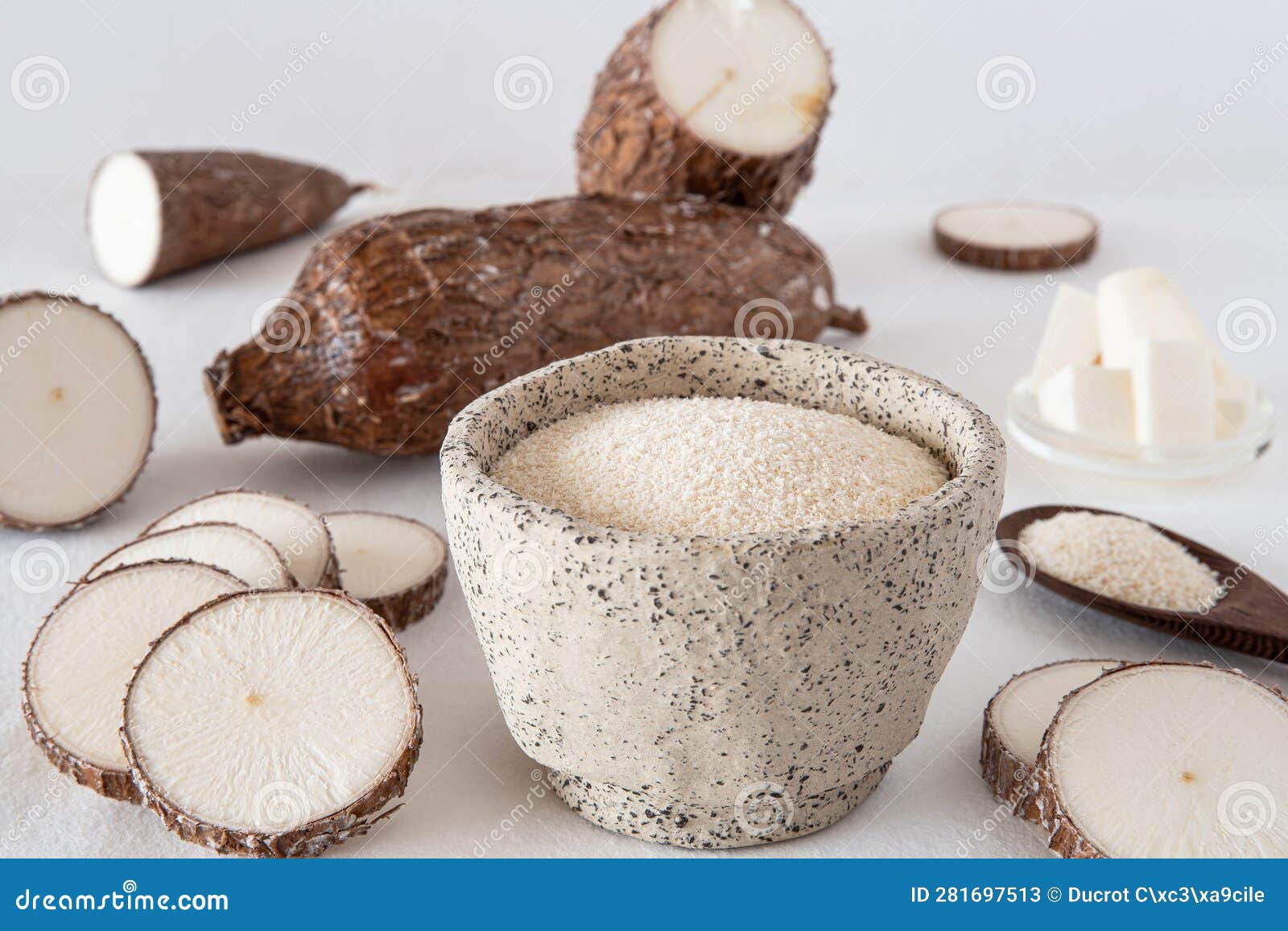 Manioc and tapioca stock image. Image of nature, agriculture - 281697513