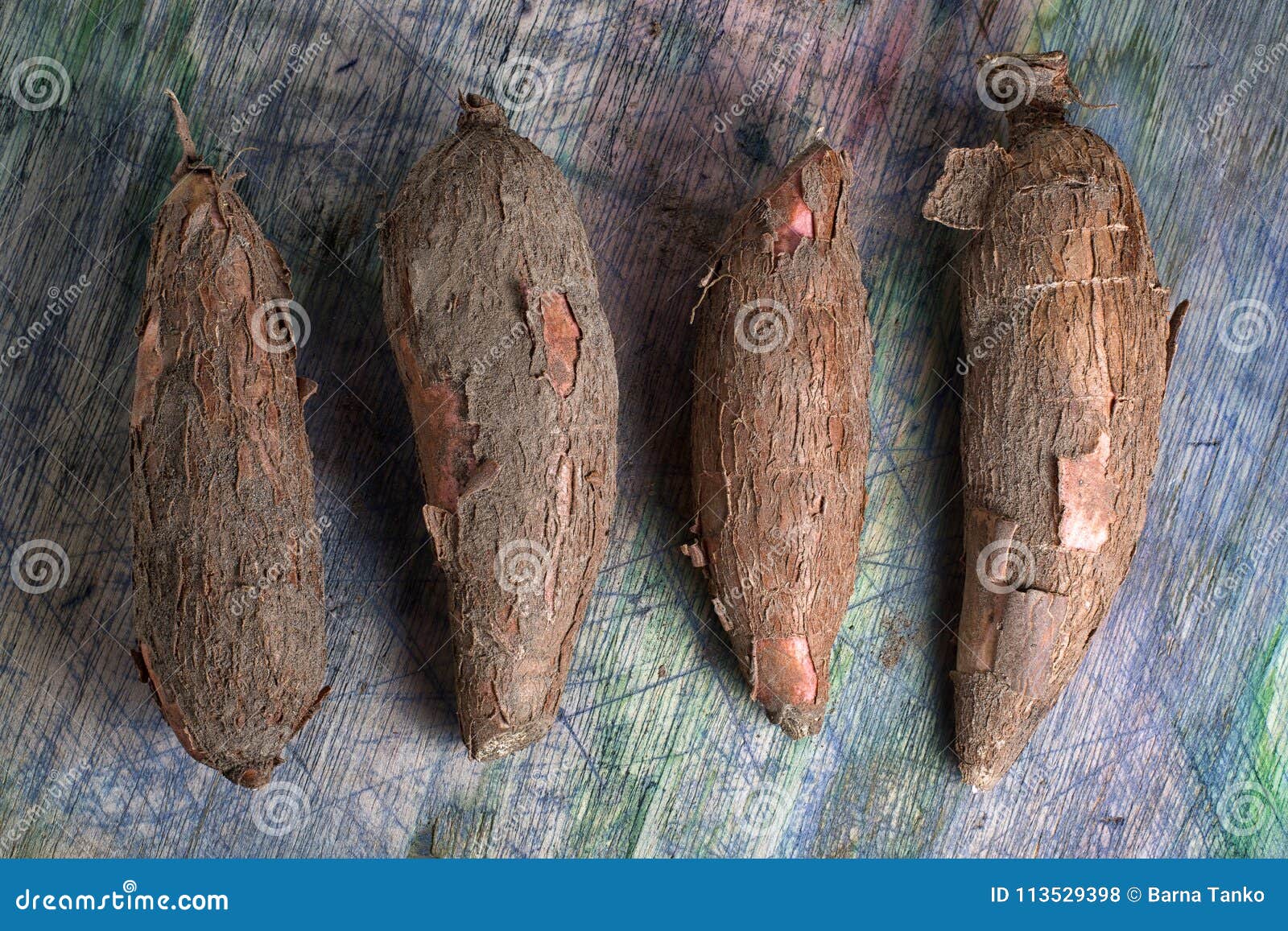Cassava Roots At The Market Royalty-Free Stock Photography ...