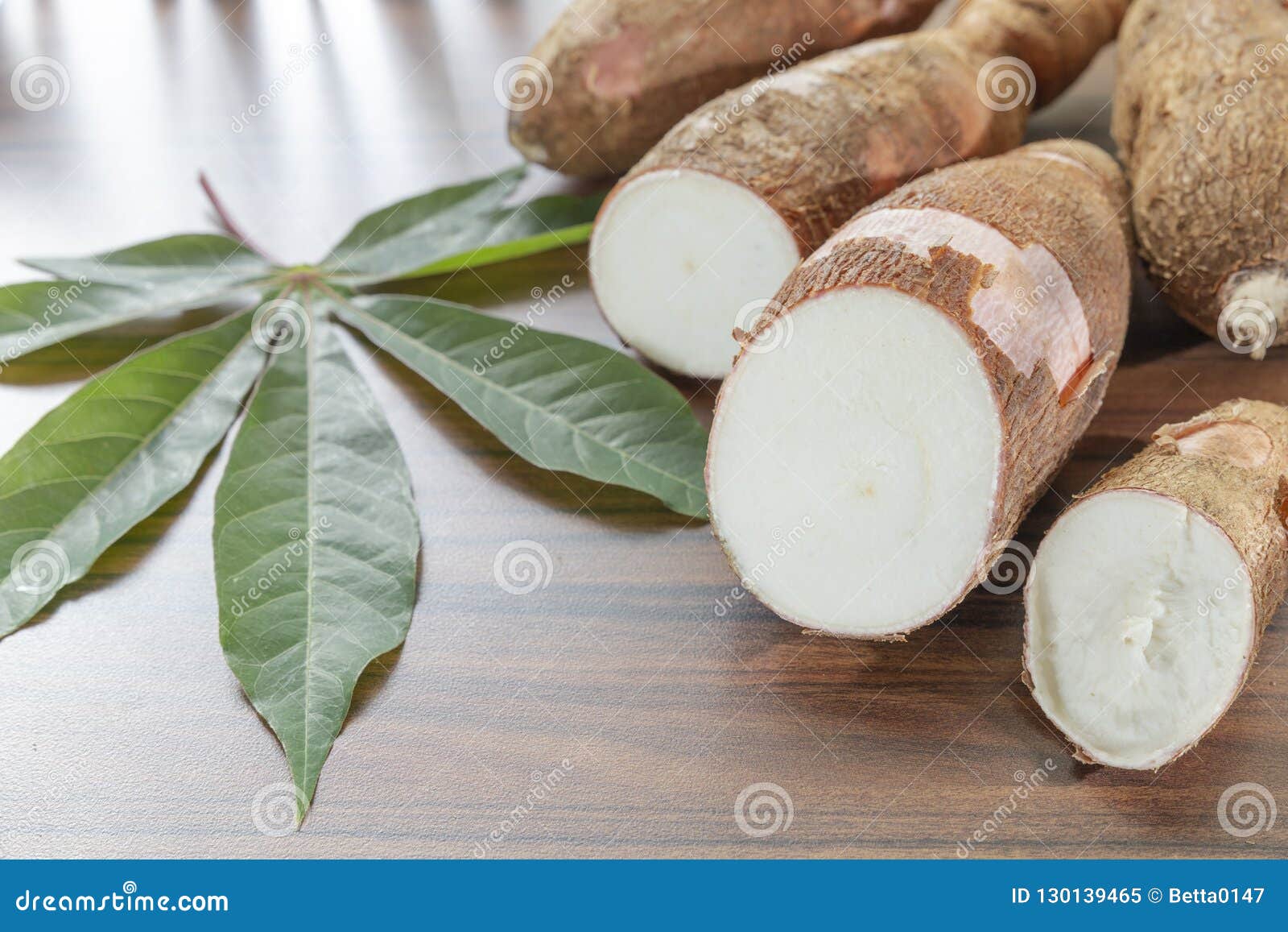 Cassava Slices on the Table Stock Image - Image of esculenta, brown ...