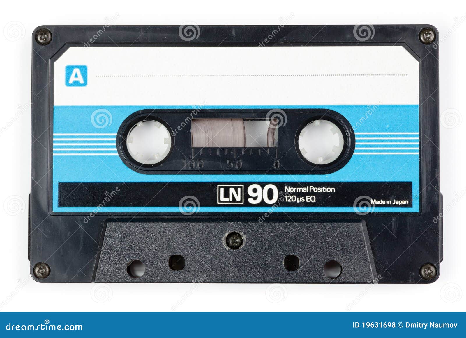 Cassetta audio fotografia stock. Immagine di usato, audiofilo - 19631698