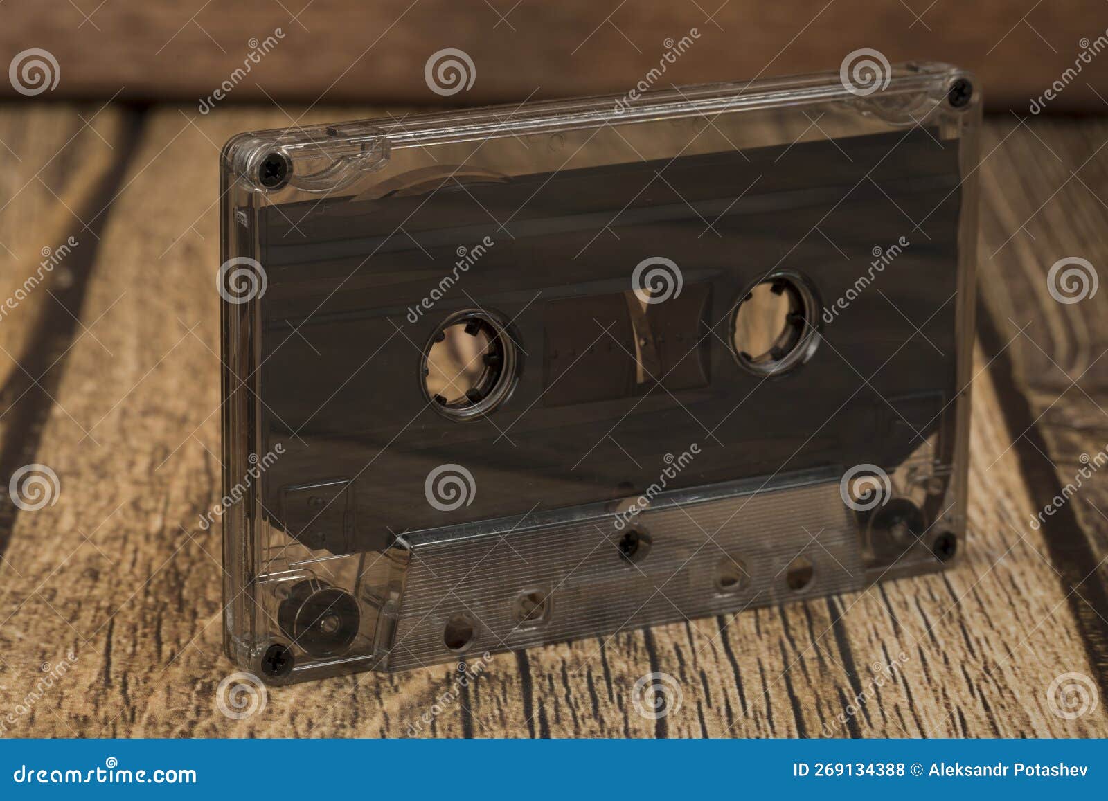 A Cassette with an Audio Recording.Old Audio Cassettes Stock Photo ...