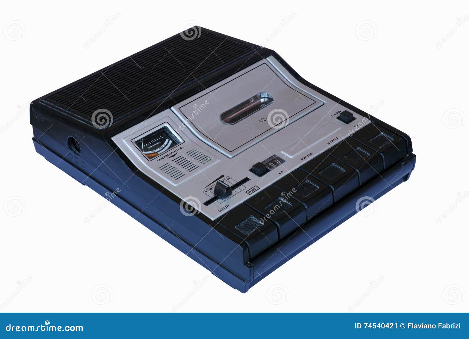 Cassette recorder stock image. Image of technology, portable - 74540421