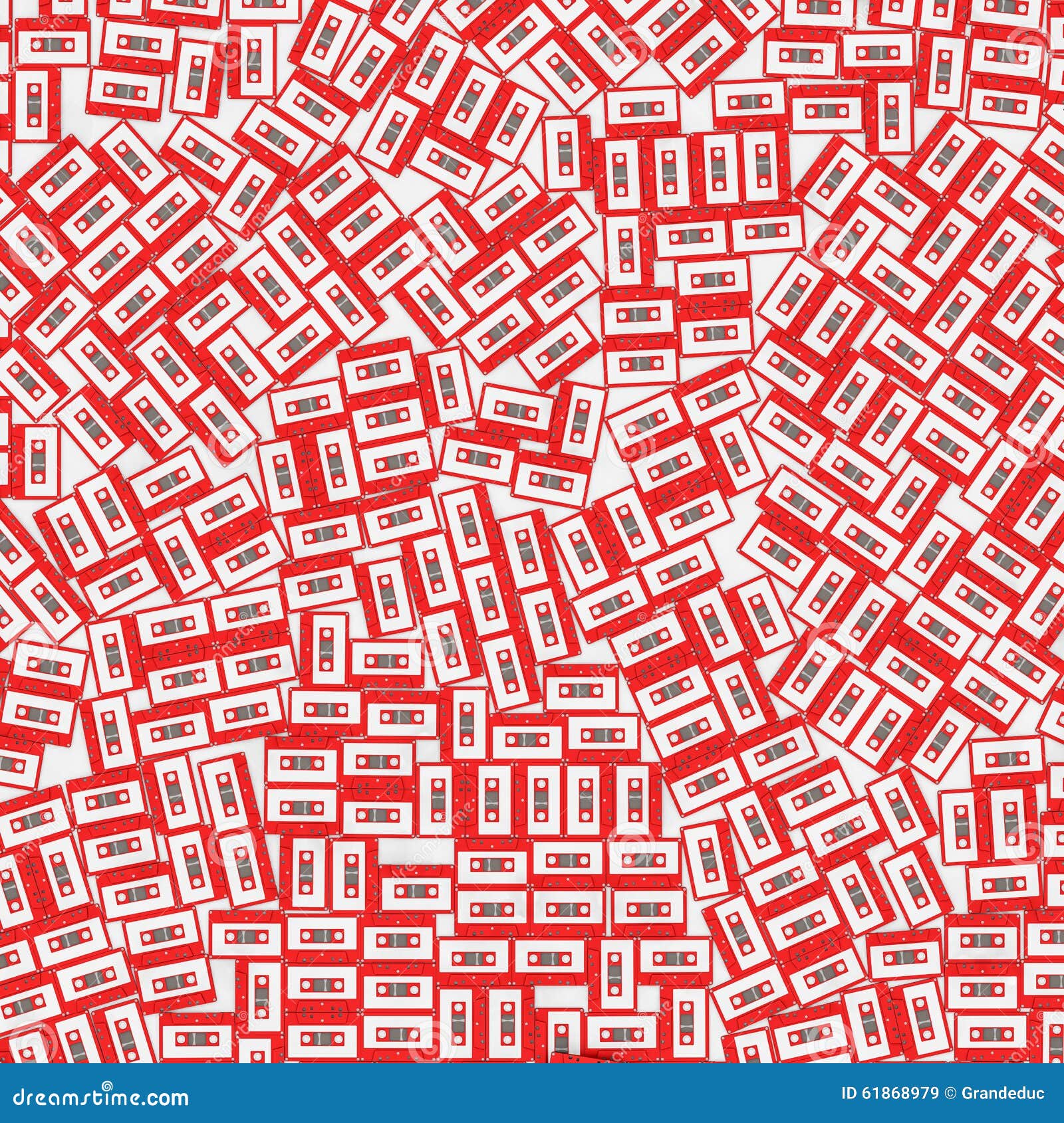 Cassette surface red stock illustration. Illustration of casette - 61868979