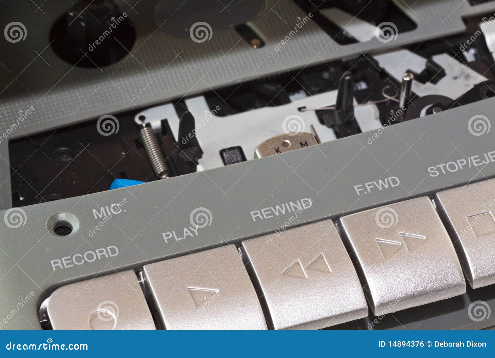 Cassette Tape Recorder stock photo. Image of record, rewind - 14894376