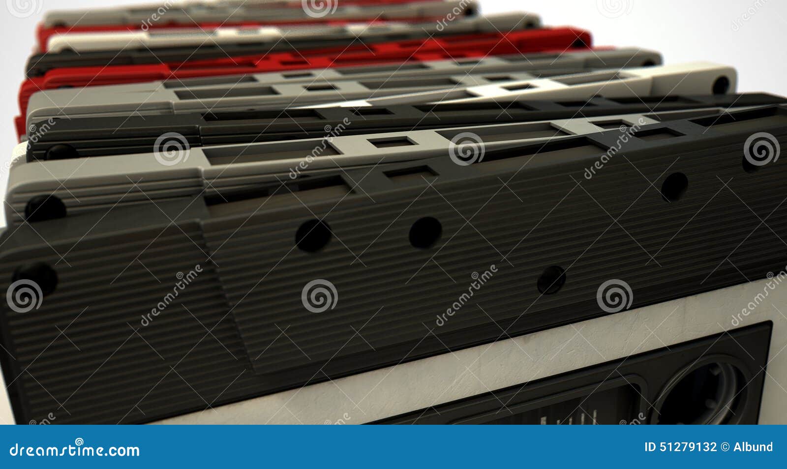Cassette Tape Stack stock photo. Image of mono, stereo - 51279132