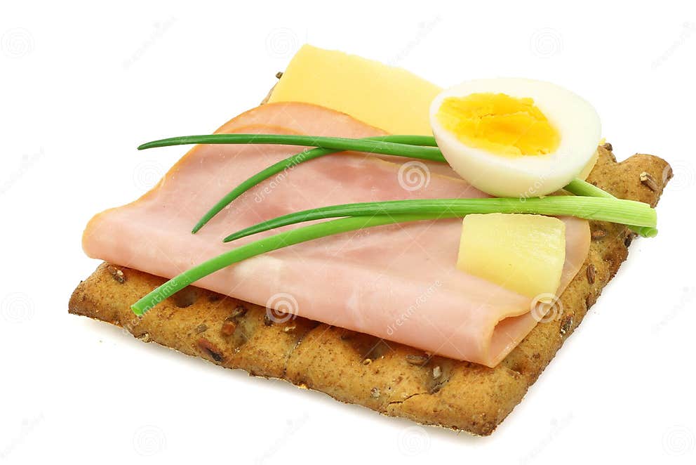 Casseur Complet Avec Du Jambon Image stock - Image du calories, place ...