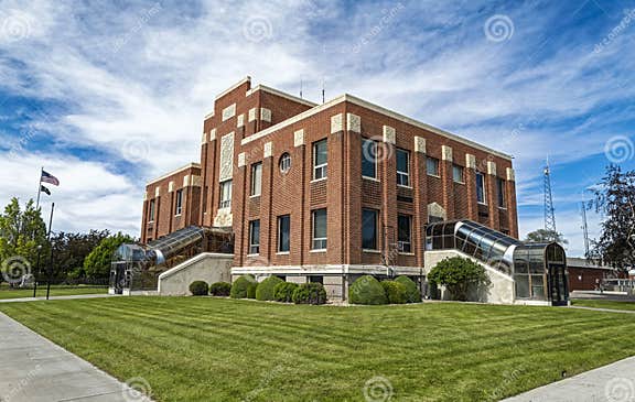The Cassia County Courthouse and Grounds in Burley, Idaho, USA - June ... The Cassia County Courthouse and Grounds in Burley, Idaho, USA - June ...