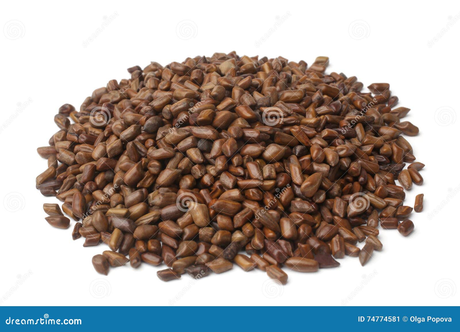 Cassia Tora Beans In Wooden Scoop, Isolated On White Background ...