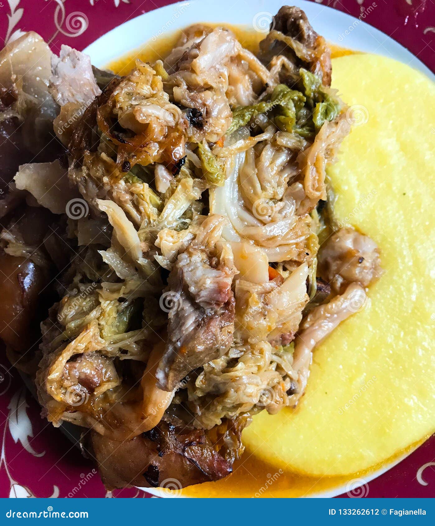 The Cassoeula: a Typical North Italian, Lombardy Preparation; a Stock ...