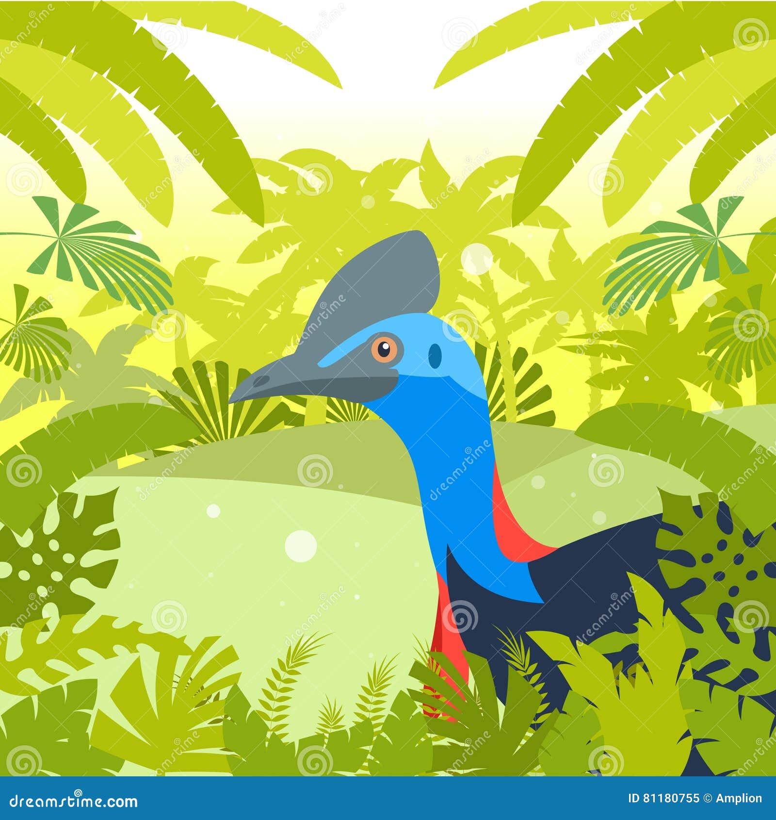 Cassowary Feather, Vintage Illustration Cartoon Vector | CartoonDealer ...