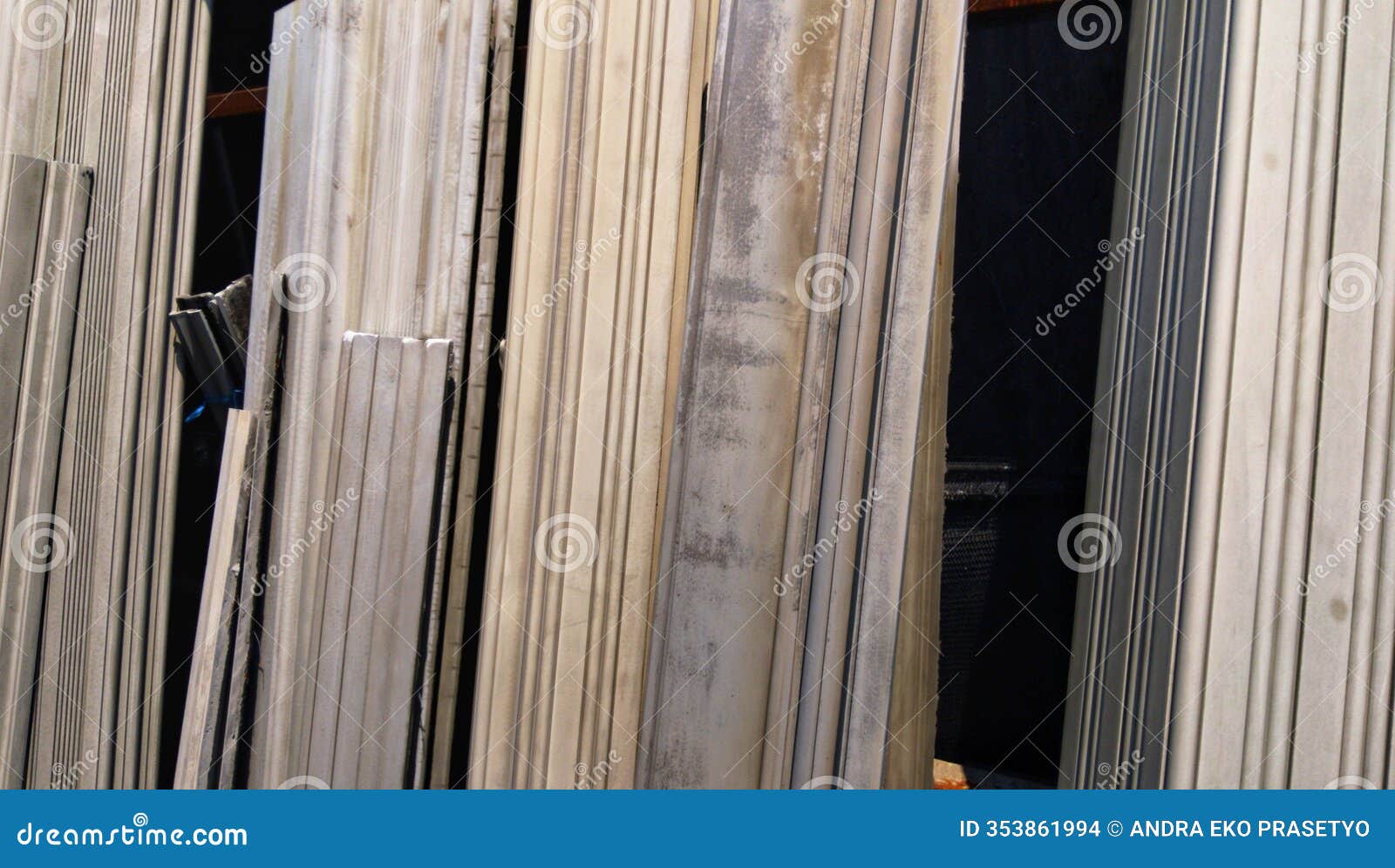 Concrete Pillars Column Shuttering During The Cement Formwork Phase ...