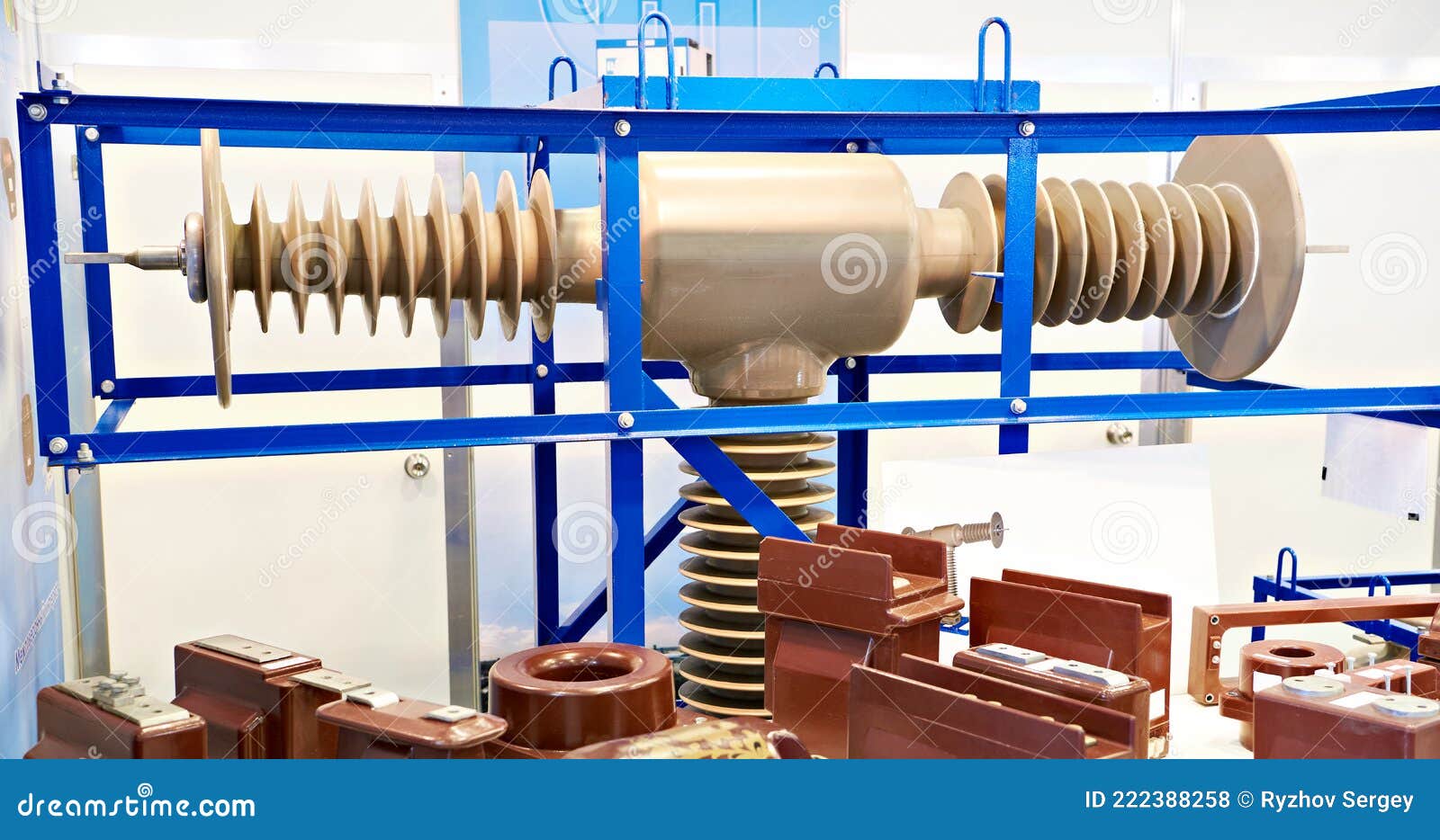 Cast Current Transformer on Display Stock Photo - Image of instrument ...