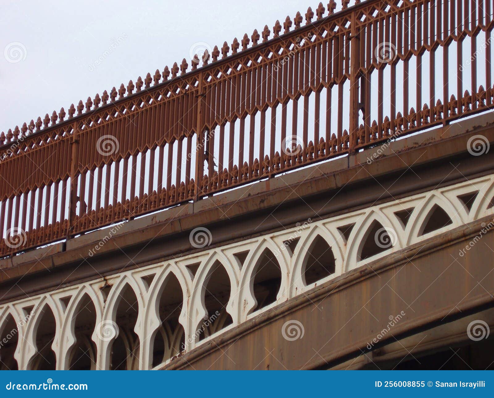 A cast iron bridge stock image. Image of bridge, facade - 256008855