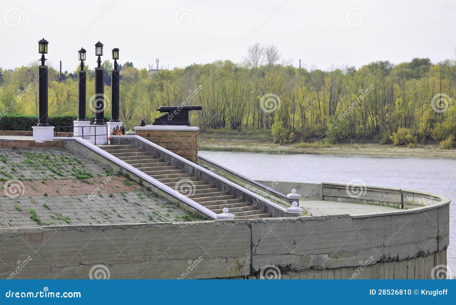 Cast-iron cannon-monument stock photo. Image of carriage - 28526810