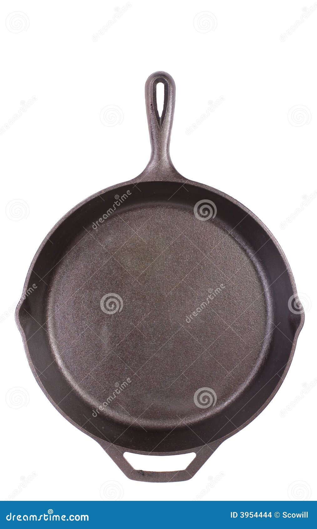 Cast Iron Frying Pan stock photo. Image of skillet, handle - 3954444