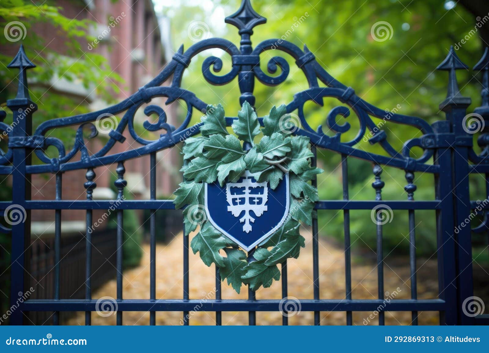 University Gate Royalty-Free Stock Photo | CartoonDealer.com #3487197