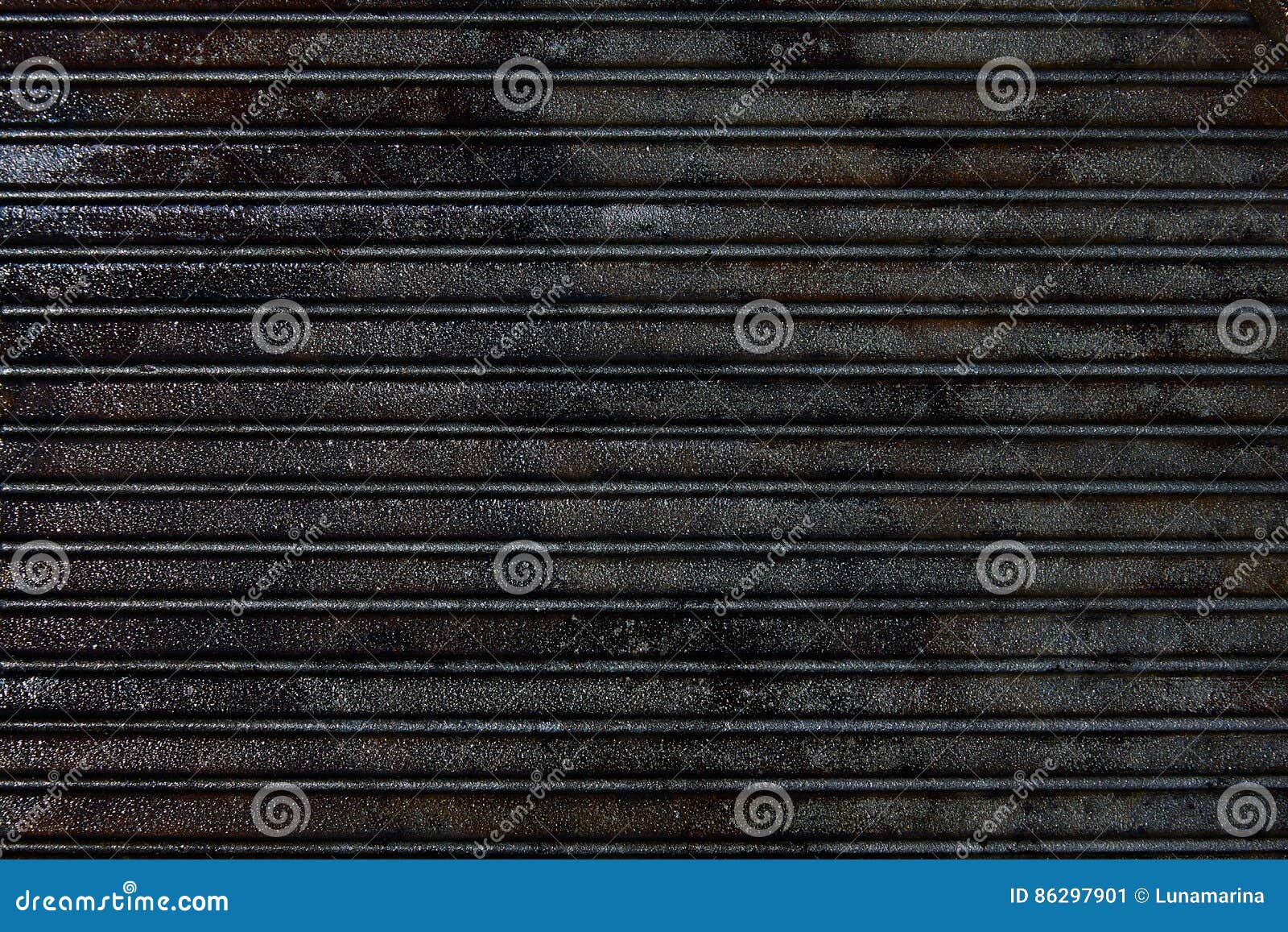 Cast Iron Grill Black Steel Texture Stock Image - Image of dirty, fire ...