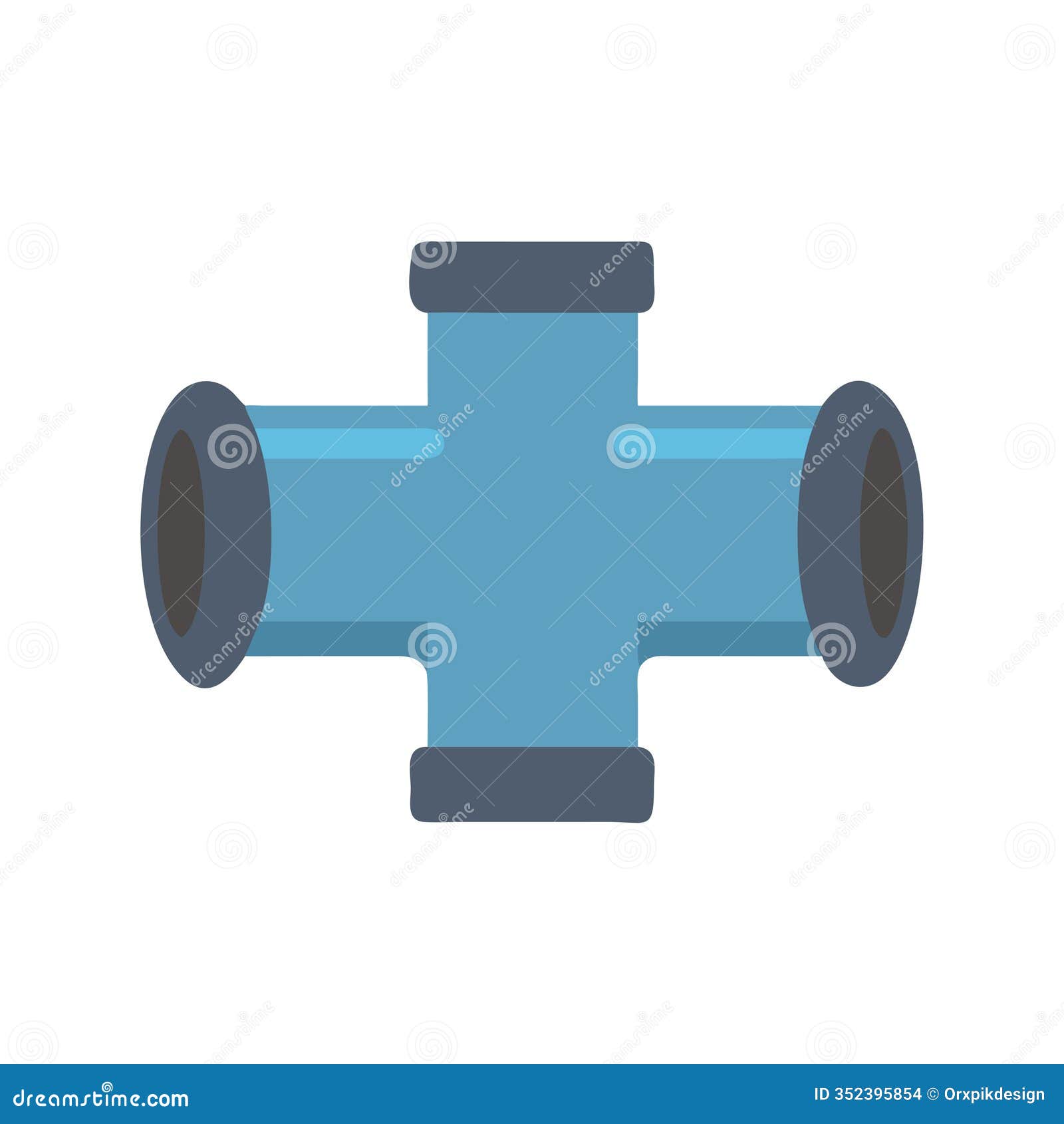 Cast Iron Pipe Design Icon Representation Stock Illustration ...