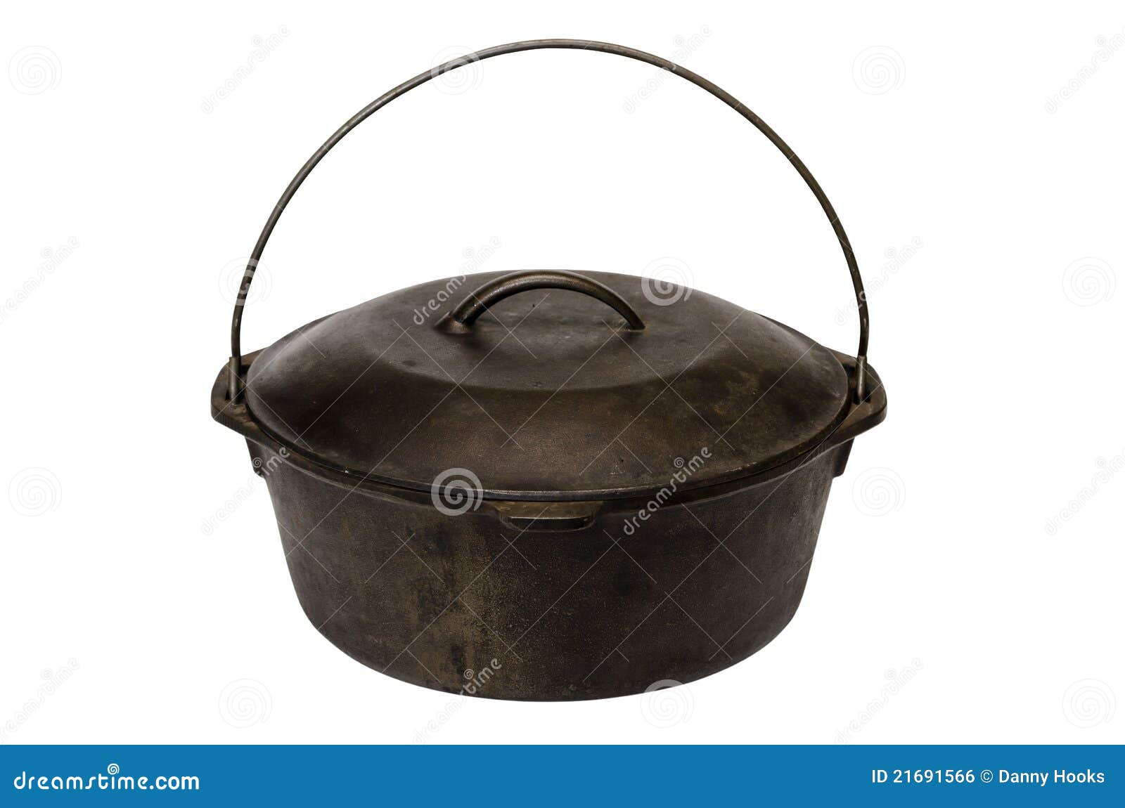 Cast Iron Pot Isolated stock photo. Image of clipping - 21691566