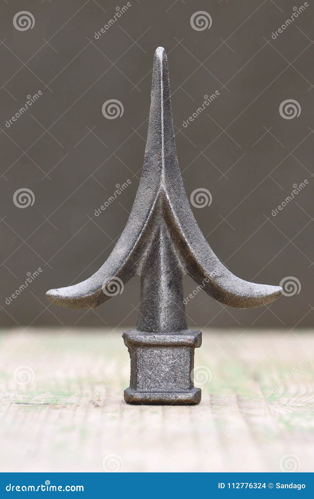 Cast Iron spike stock photo. Image of fragment, hall - 112776324