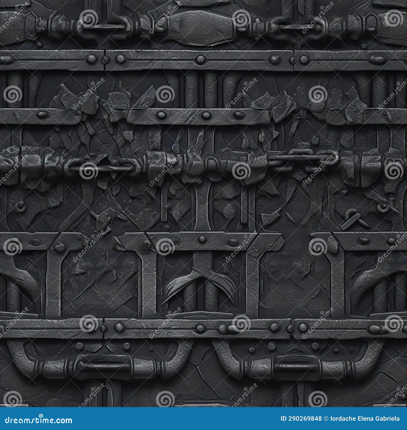 Cast Iron Texture Dark Anvil Stock Illustration - Illustration of busy ...