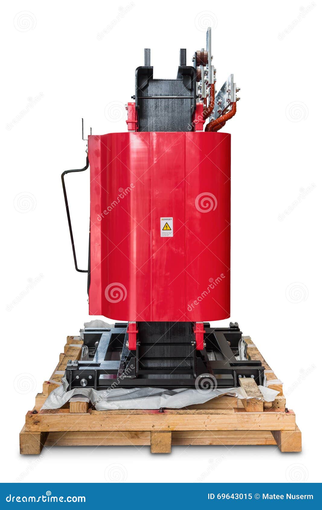 Cast resin transformer stock image. Image of three, indoor - 69643015