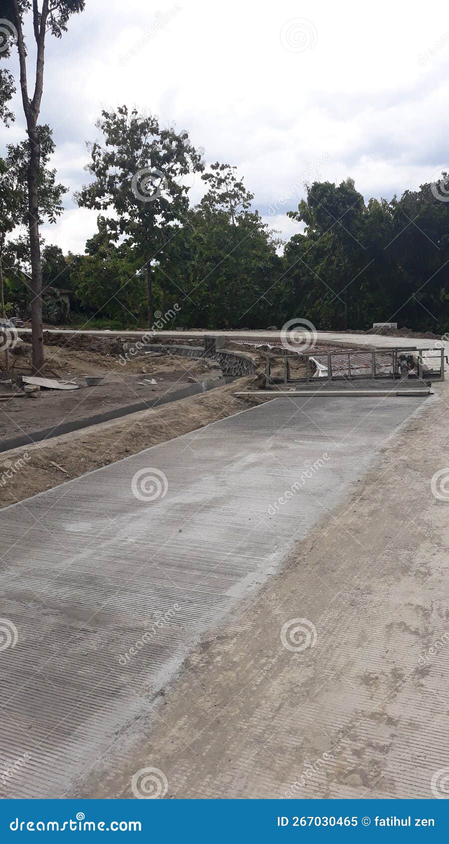 Pre-cast Road Gully Unit Installed Into The Ground And Connected To ...