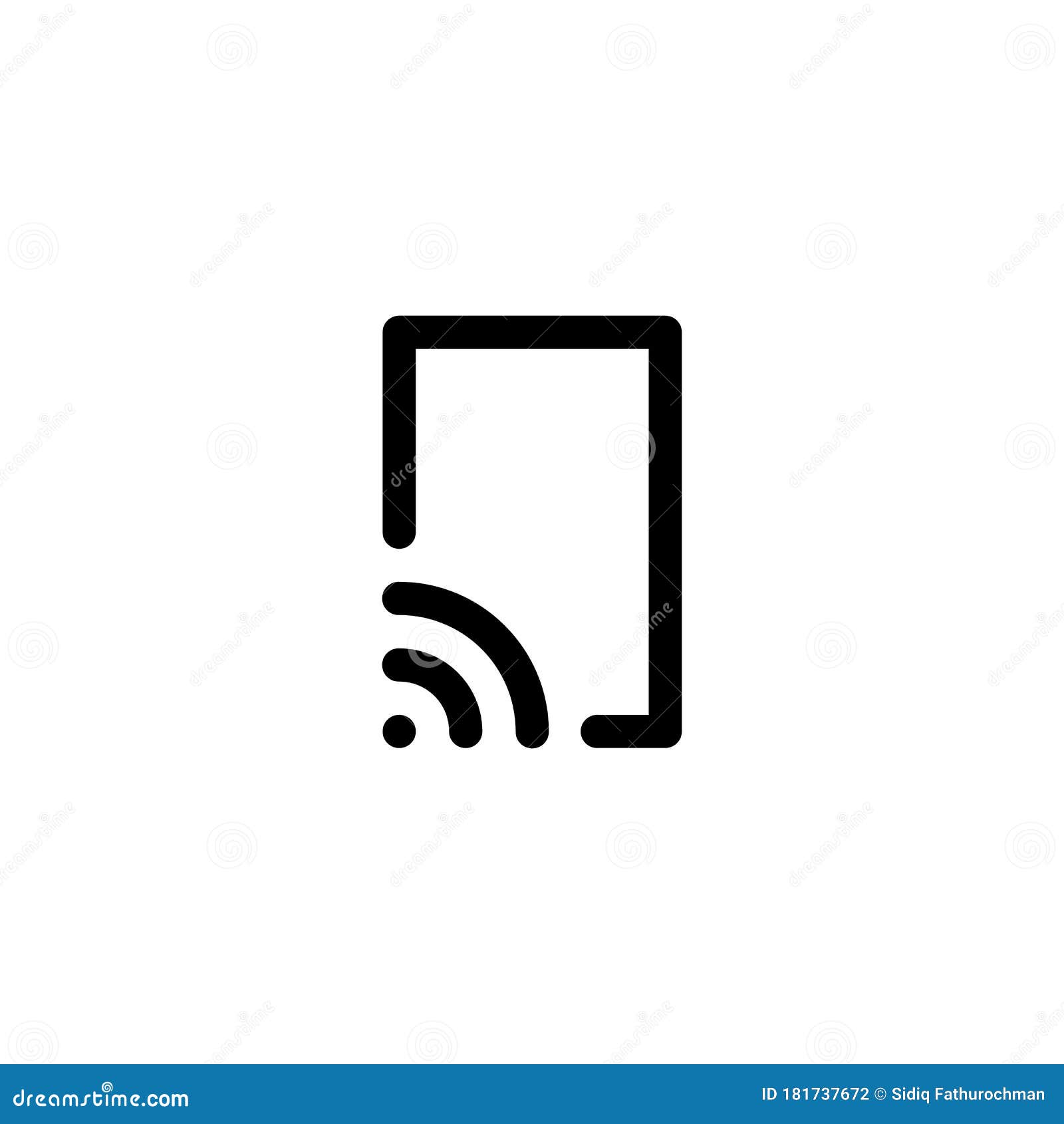 Cast Icon stock vector. Illustration of button, design - 181737672