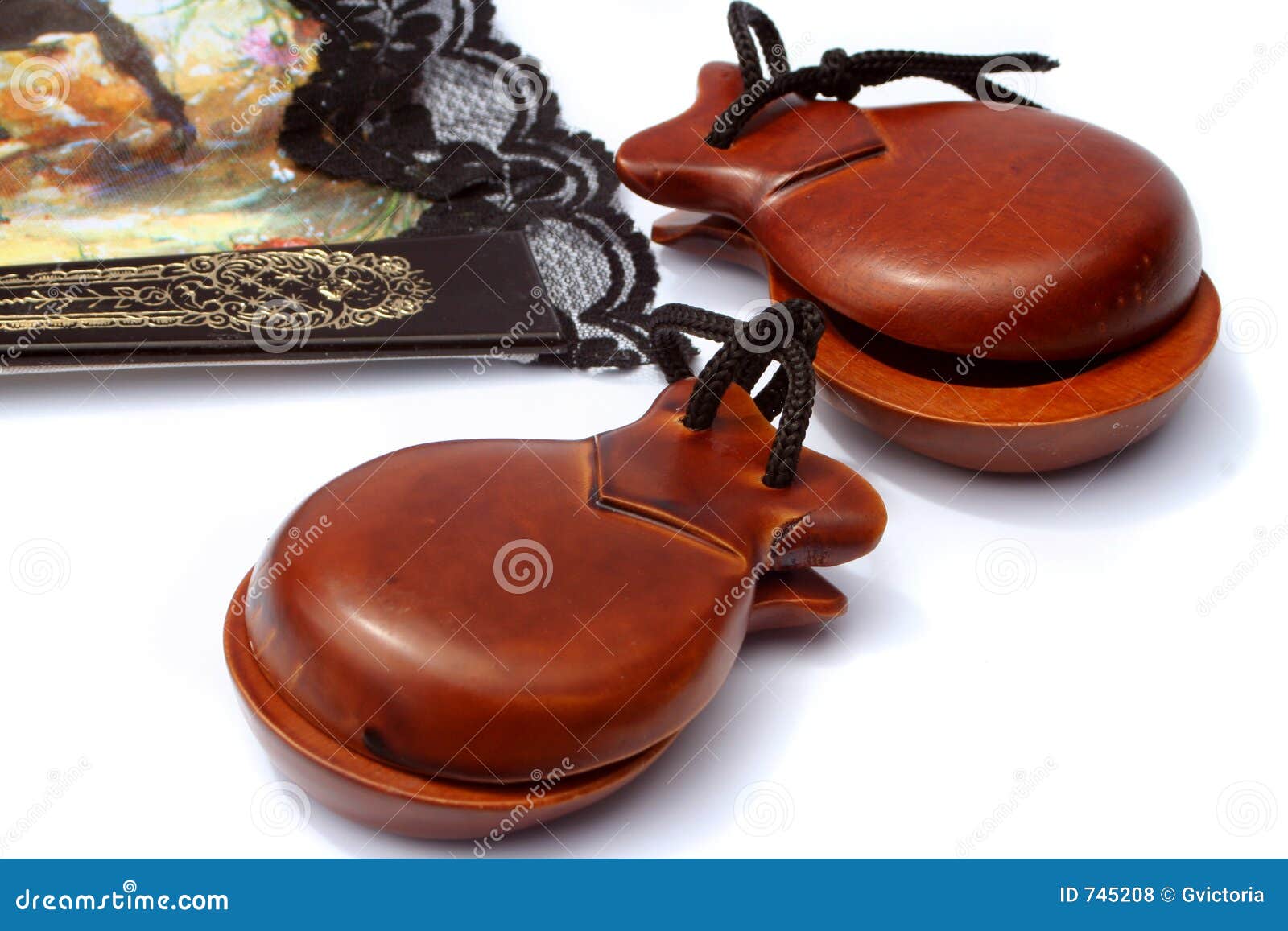 Castañuelas foto de archivo. Imagen de chapaletas, bailarines - 745208