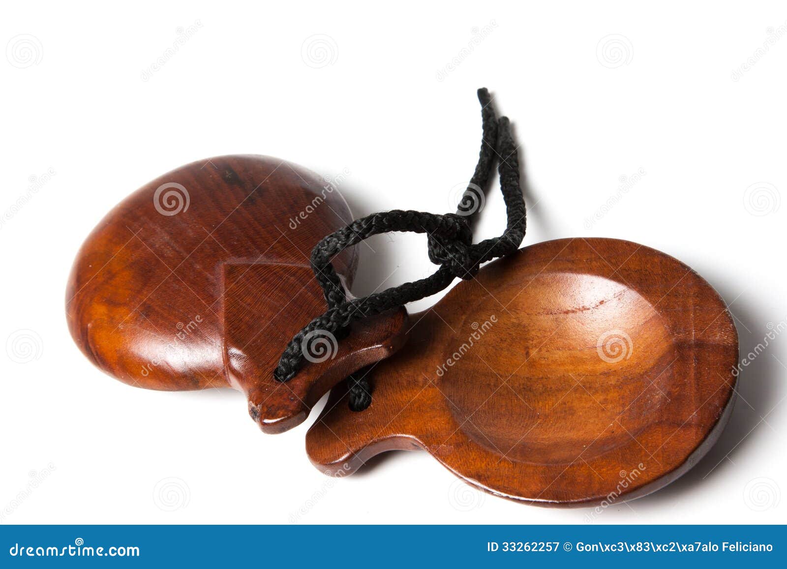 Castagnettes de Brown image stock. Image du castagnettes - 33262257