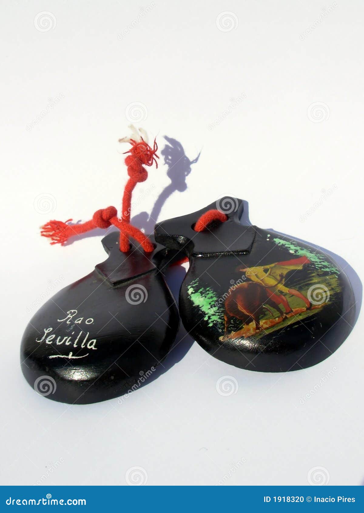 Castagnettes espagnoles photo stock. Image du flamenco - 1918320