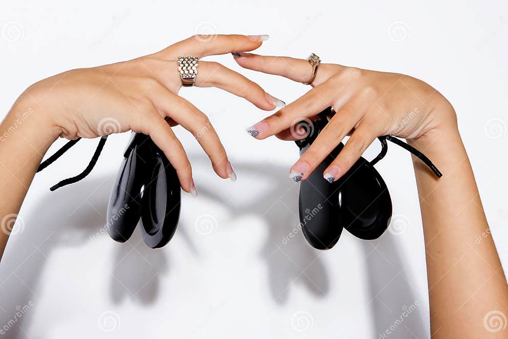 Castanet hands stock image. Image of latin, hispanic, dress - 4388059