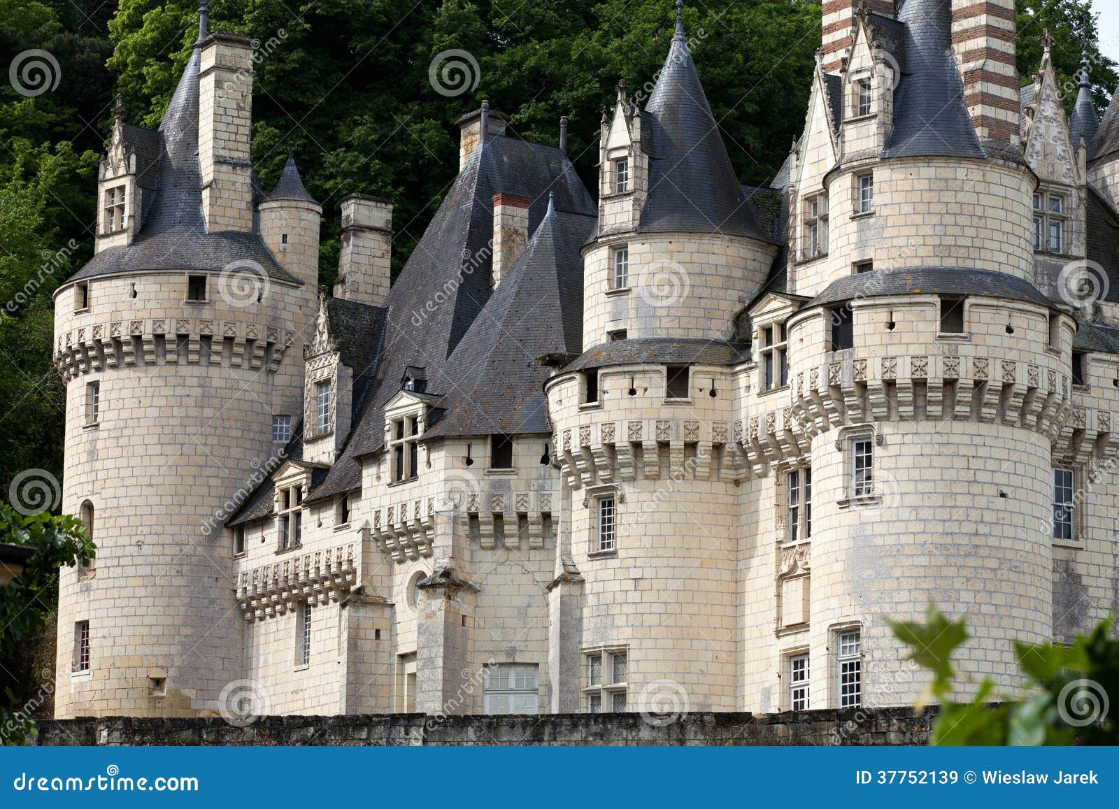 Castel de Rigny-Usse imagen de archivo. Imagen de exterior - 37752139