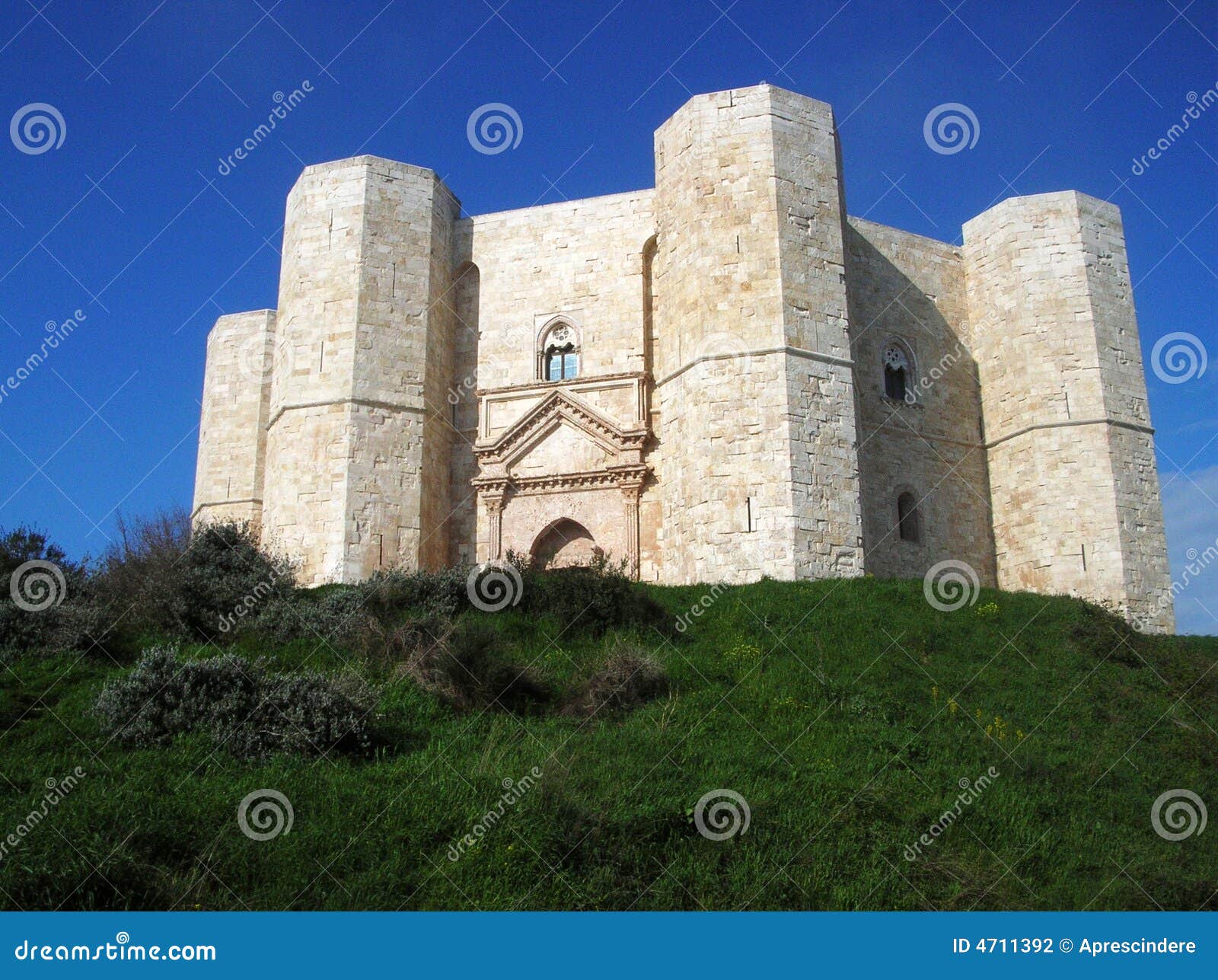 Castel del Monte stock photo. Image of palace, stone, landscape - 4711392