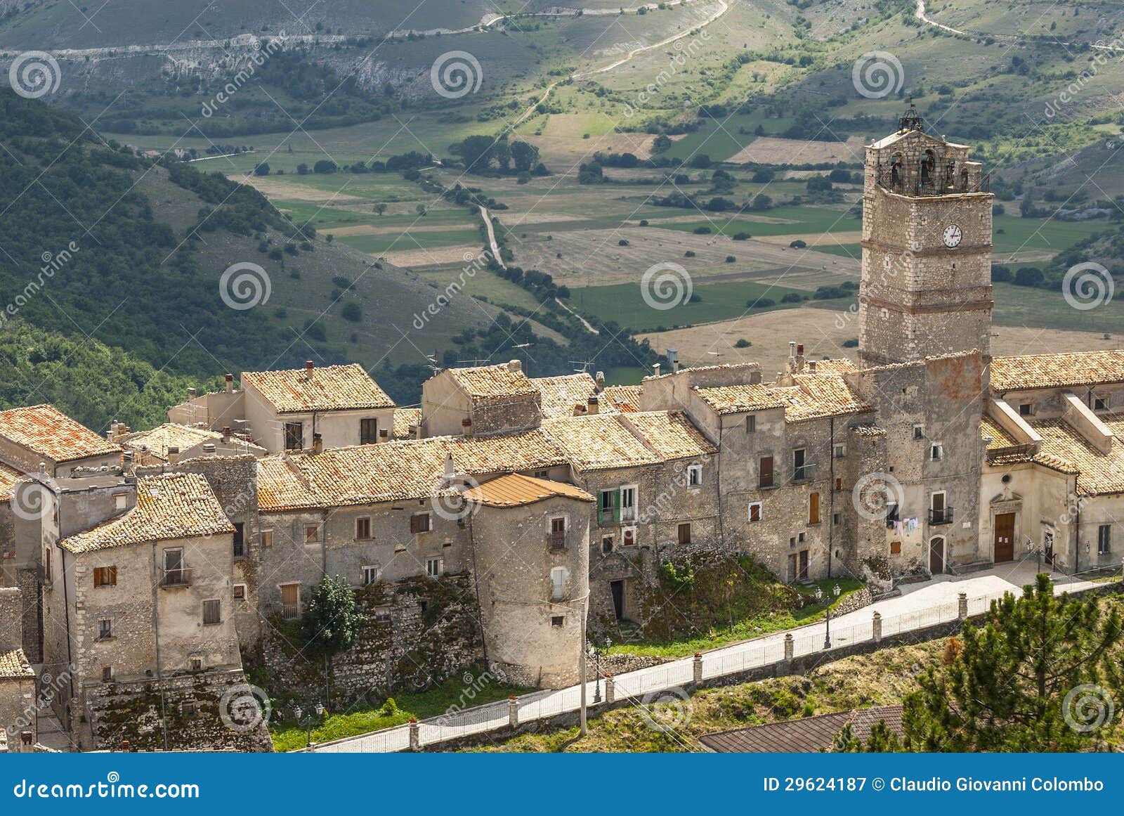 Castel Del Monte, Panoramic View Stock Image - Image of landscape ...