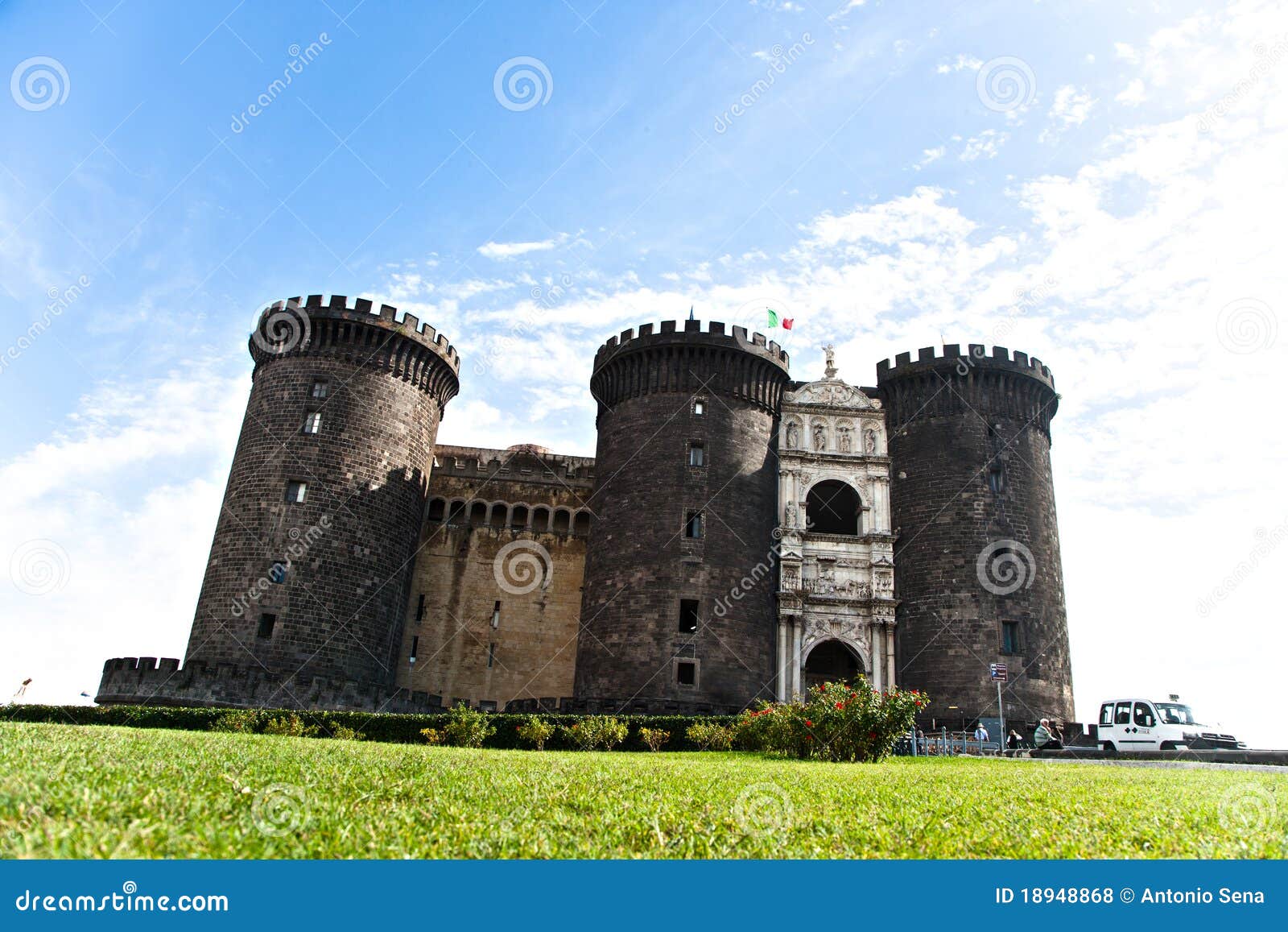 Napoli - Castel Capuano Da Via Dei Tribunali Royalty-Free Stock ...