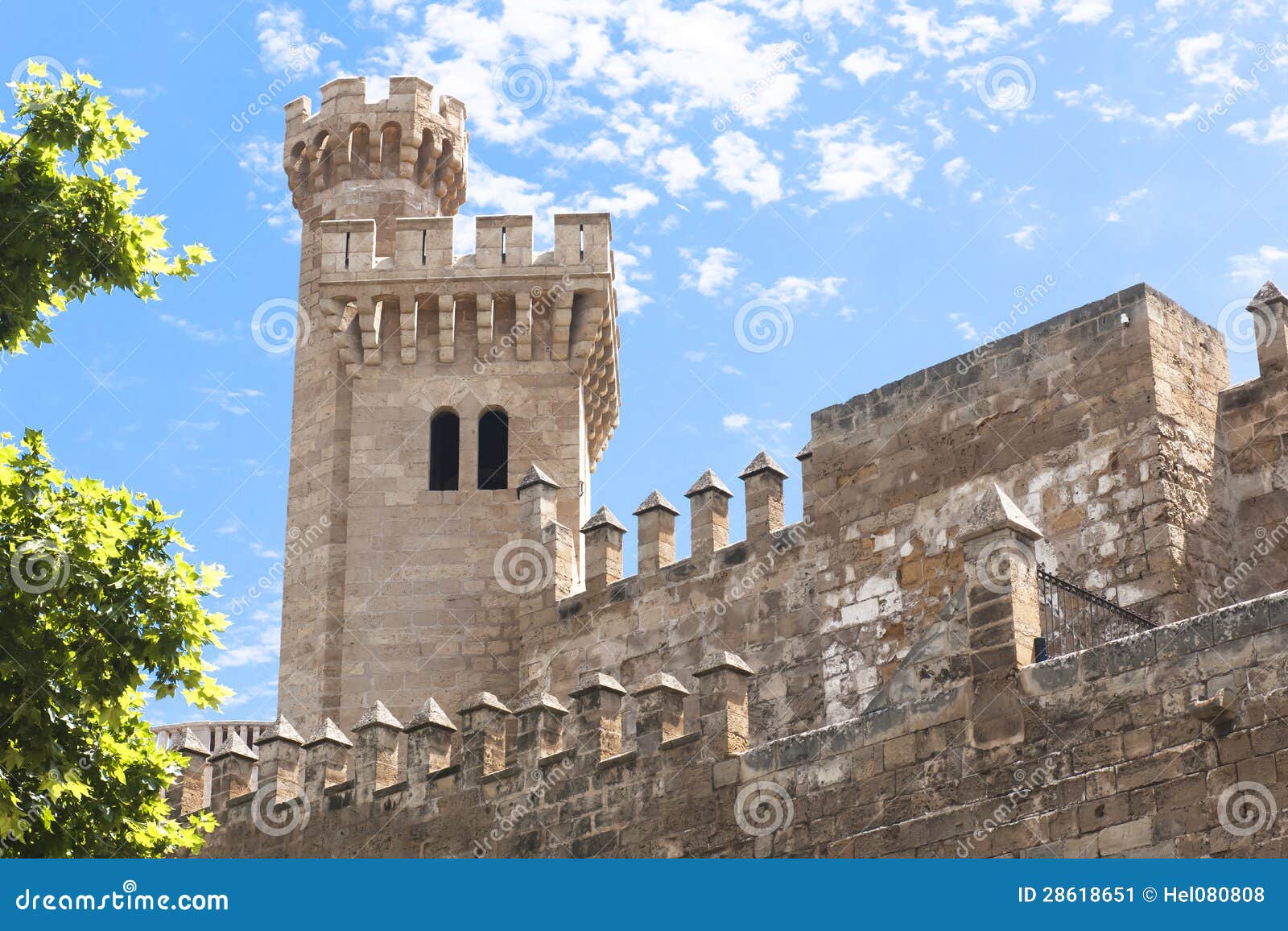 Castel in Palma De Majorca (Mallorca) Stock Image - Image of ...