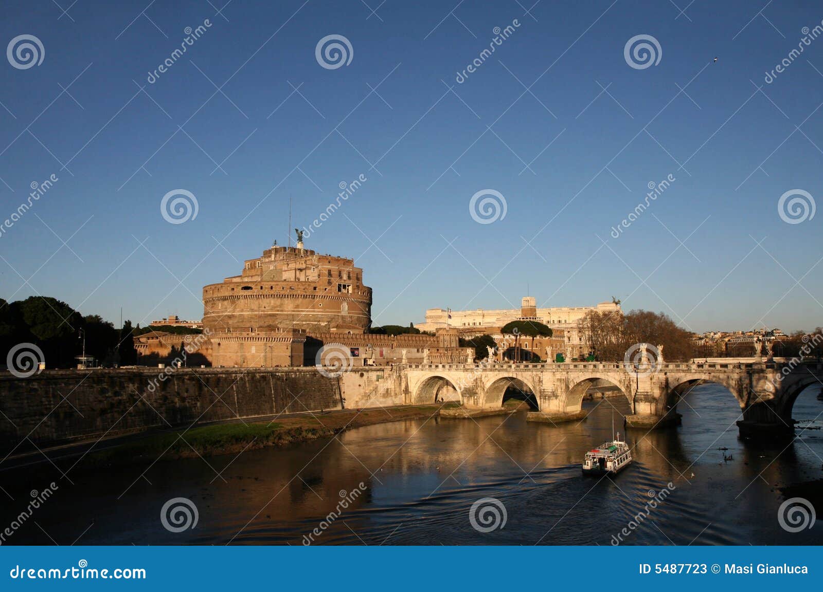 Castel S Angelo, Rome - Italy Stock Image - Image of rome, angelo: 5487723