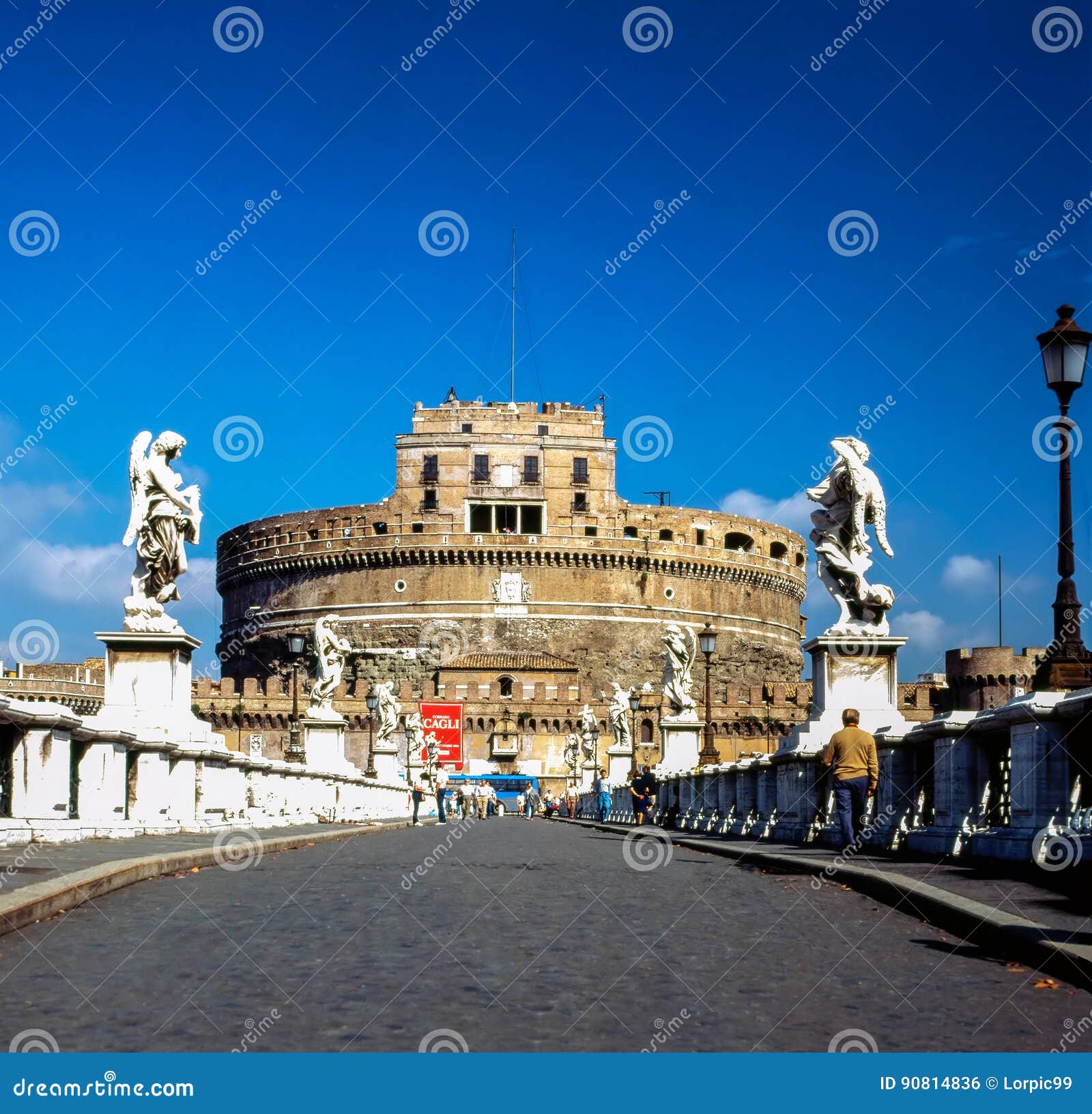 Castel Saint` Angelo, Rome editorial photo. Image of clouds - 90814836