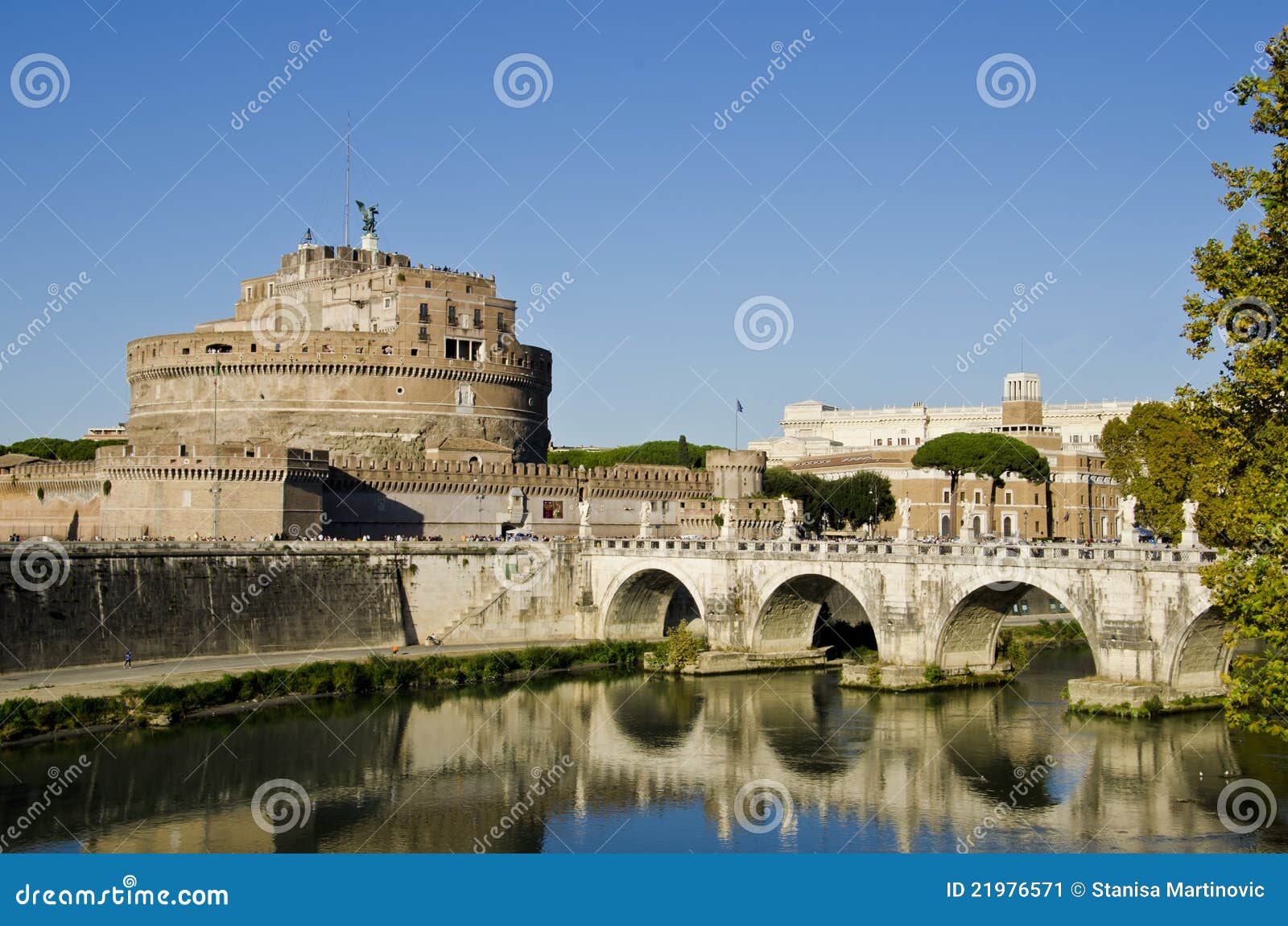 Castel Sant Angelo, Rome stock image. Image of castel - 21976571