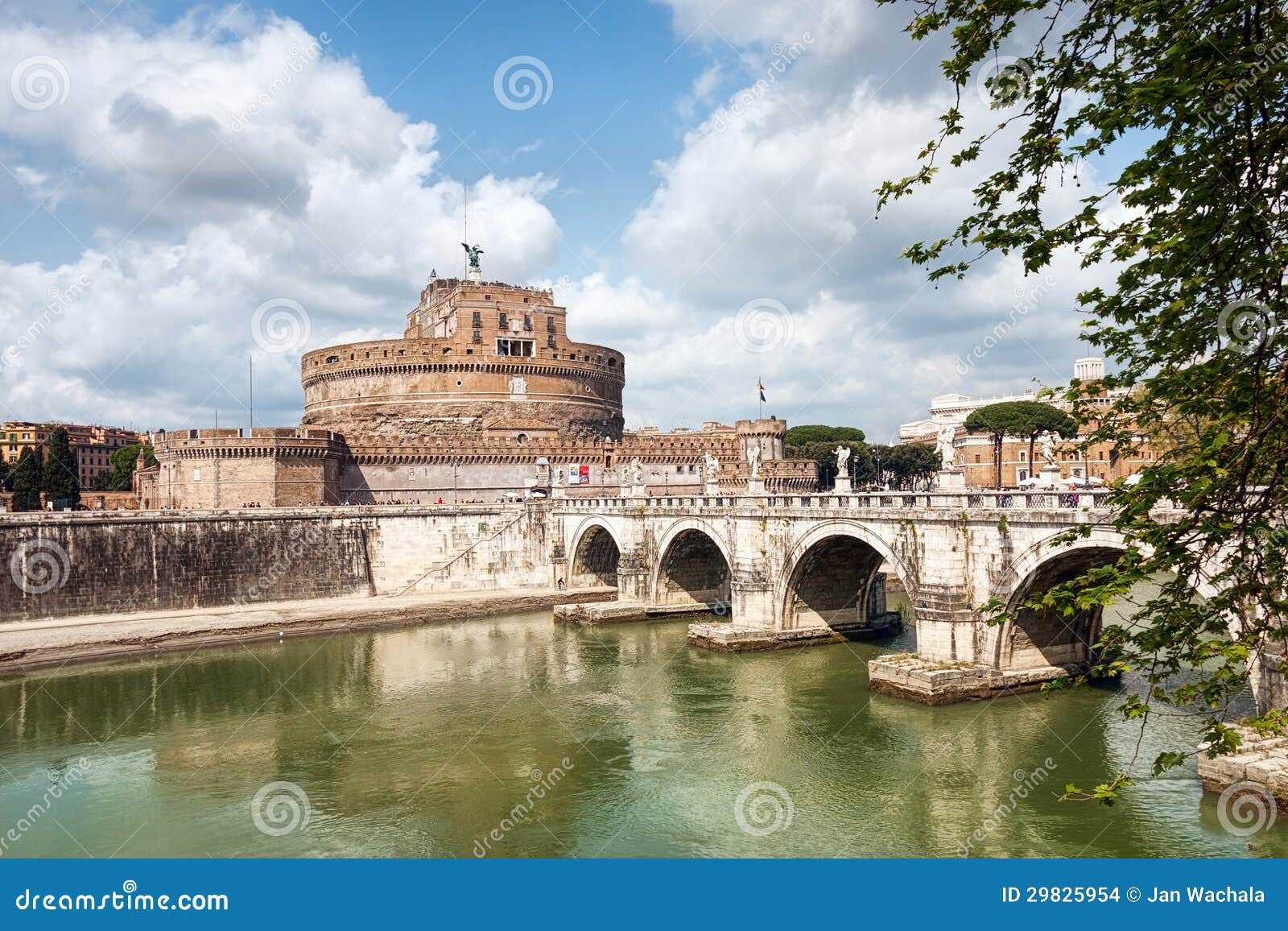 Castel Sant Angelo,Rome stock photo. Image of fortress - 29825954