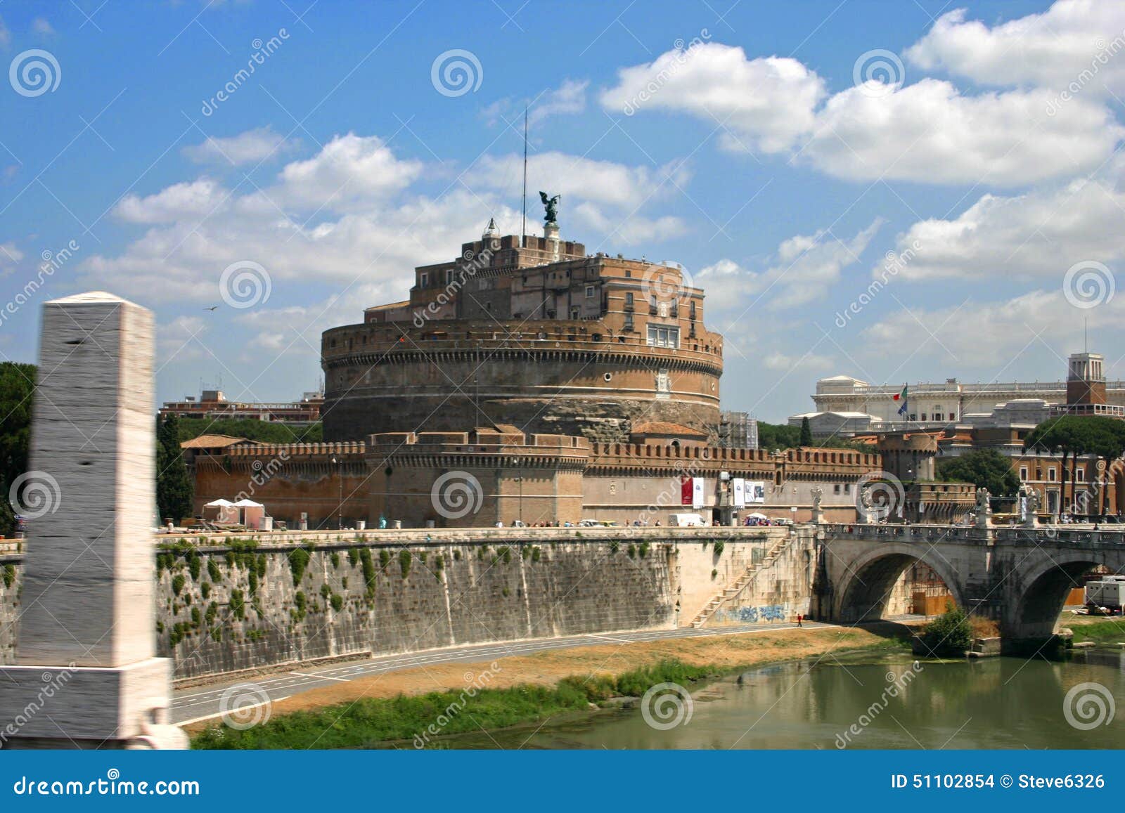 Castel Sant Angelo Rome photo stock. Image du italie - 51102854