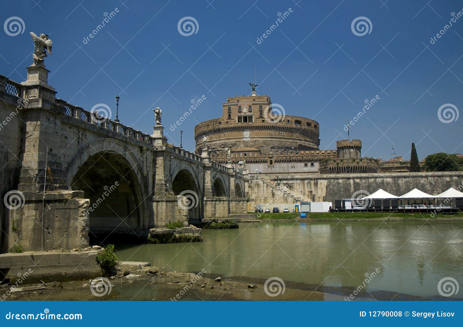 Castel Sant Angelo, Rome, Italy. Stock Photo - Image of christs ...