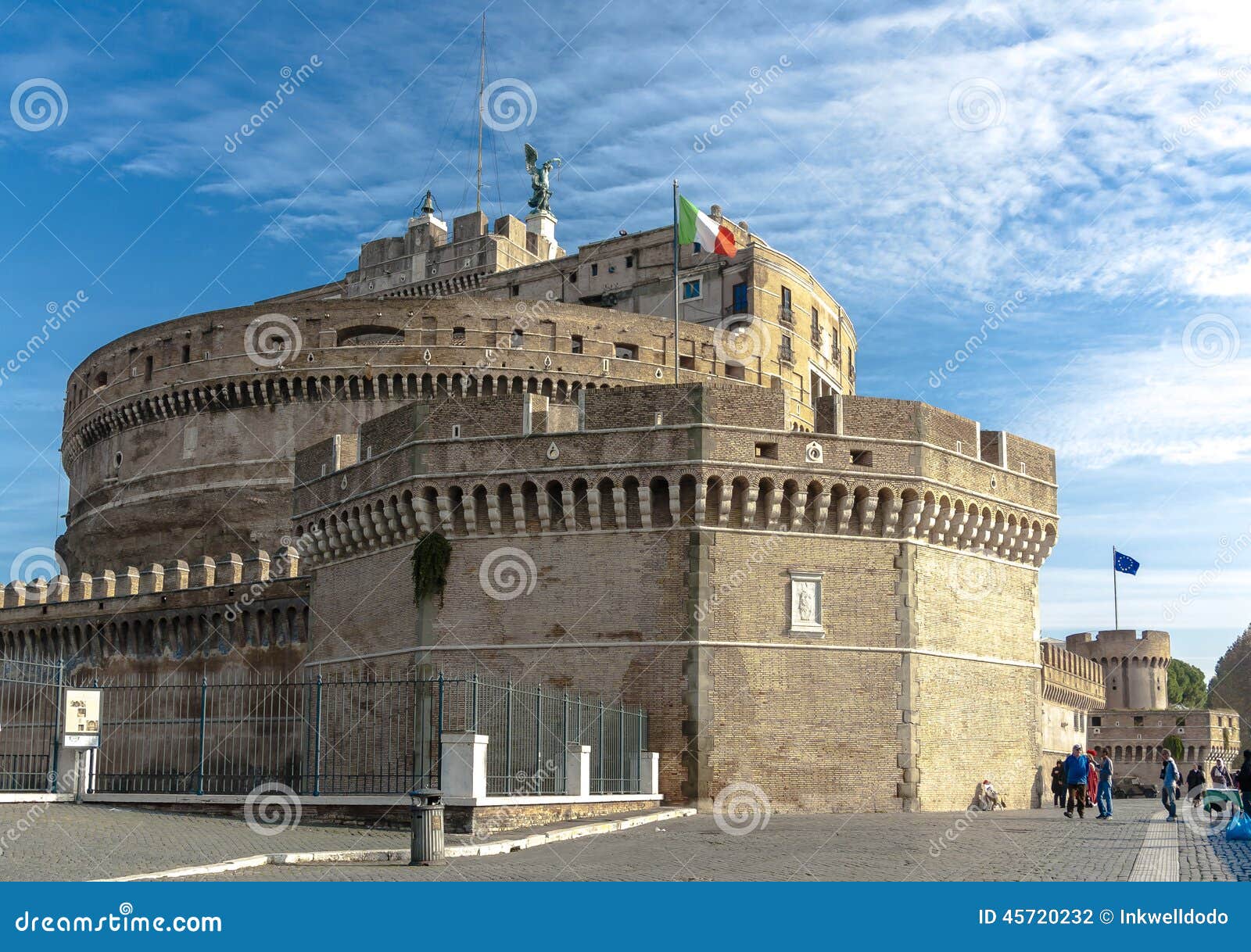 Castel Sant Angelo in Rome editorial photography. Image of europe ...