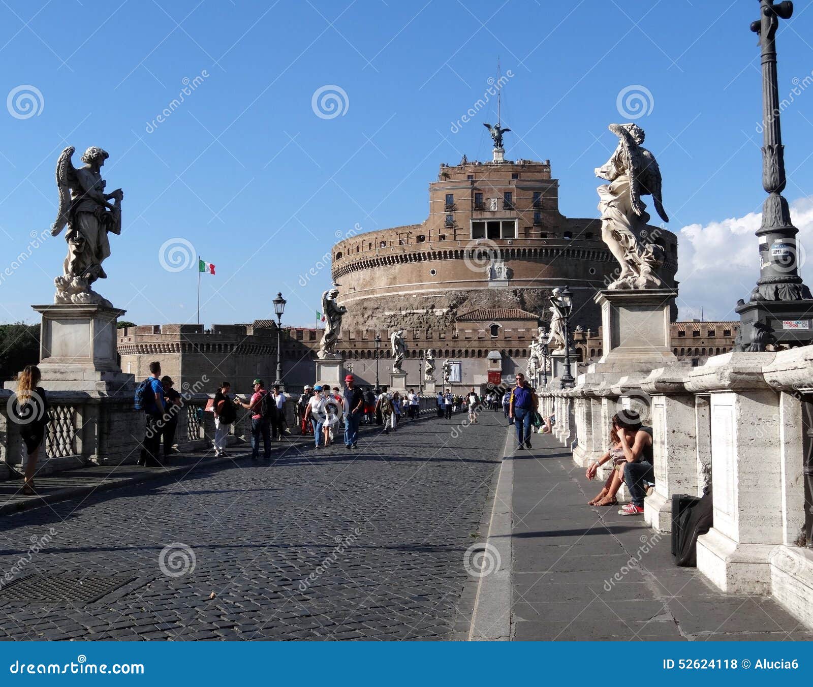 Castel SantAngelo from the Bridge of Angels Editorial Stock Photo ...