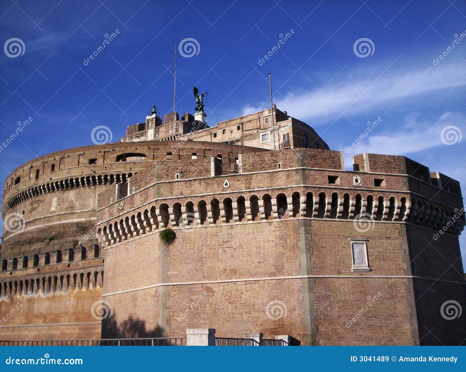Castel St. Angelo stock image. Image of castels, fortress - 3041489