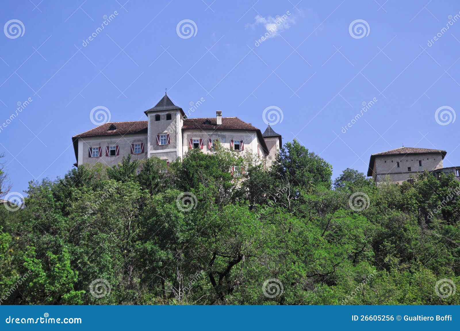 Castel thun stock photo. Image of alps, historical, ncient - 26605256