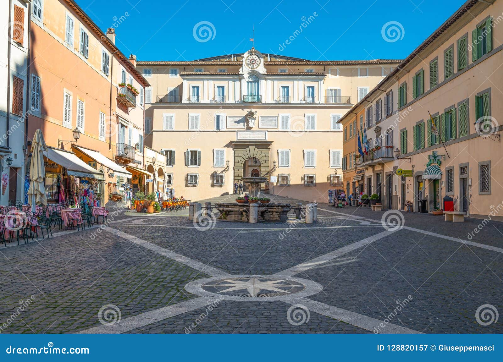 Castelgandolfo, El Palacio Papal Fotografía editorial - Imagen de ...