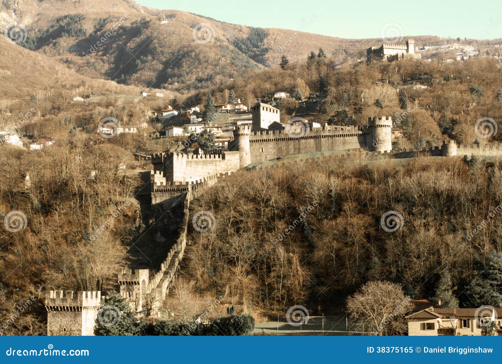 Castelgrande Castle in Bellinzona, Switzerland Stock Image - Image of ...